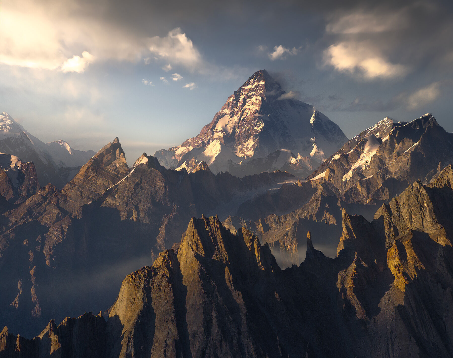 K2 Towers Karakoram Paksitan Marc Adamus Photography