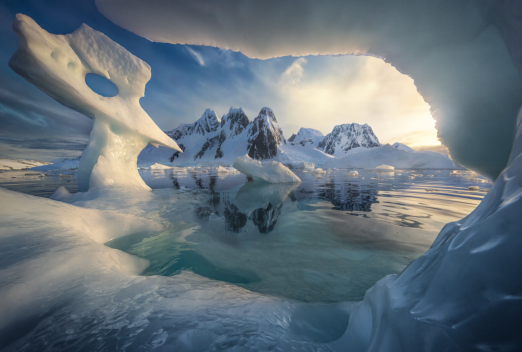 Window Arch | Antarctica | Marc Adamus Photography